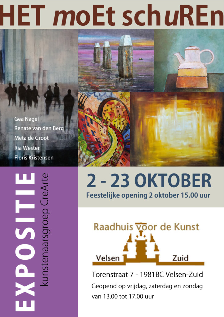 Expositie “Het moet schuren” in Raadhuis voor de Kunst – RTV Seaport